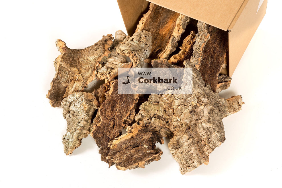 Cork Bark Tubes & Flats 2.5kg Box | Corkbark UK